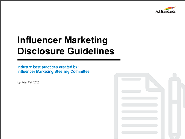 Influencer Marketing Steering Committee Disclosure Guidelines ...
